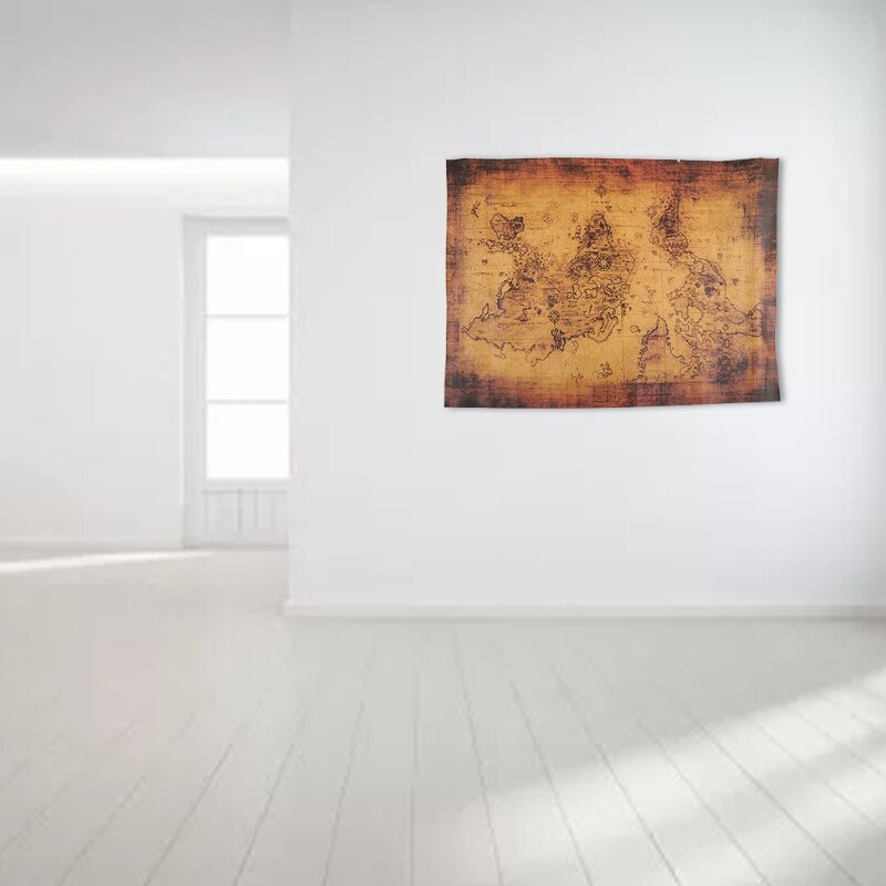 Large Vintage Style Retro Paper Poster Globe Old W... – Vicedeal