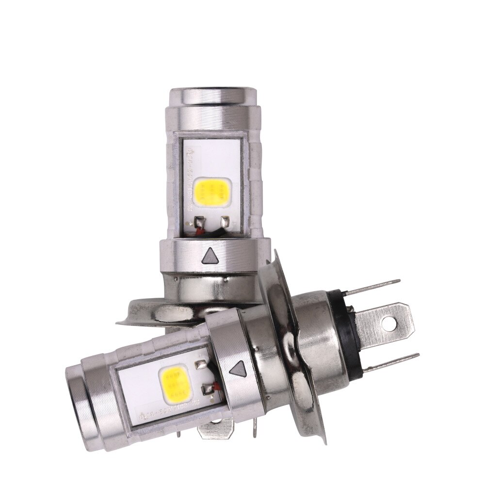 Phare LED pour Moto H4, faisceau Hi-Lo blanc 6000K... – Grandado