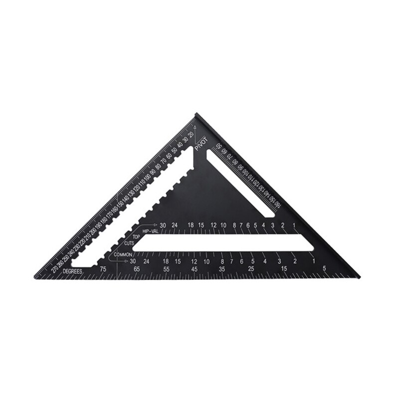 Angle Ruler 12 inch Metric Aluminum Alloy Triangul... – Grandado