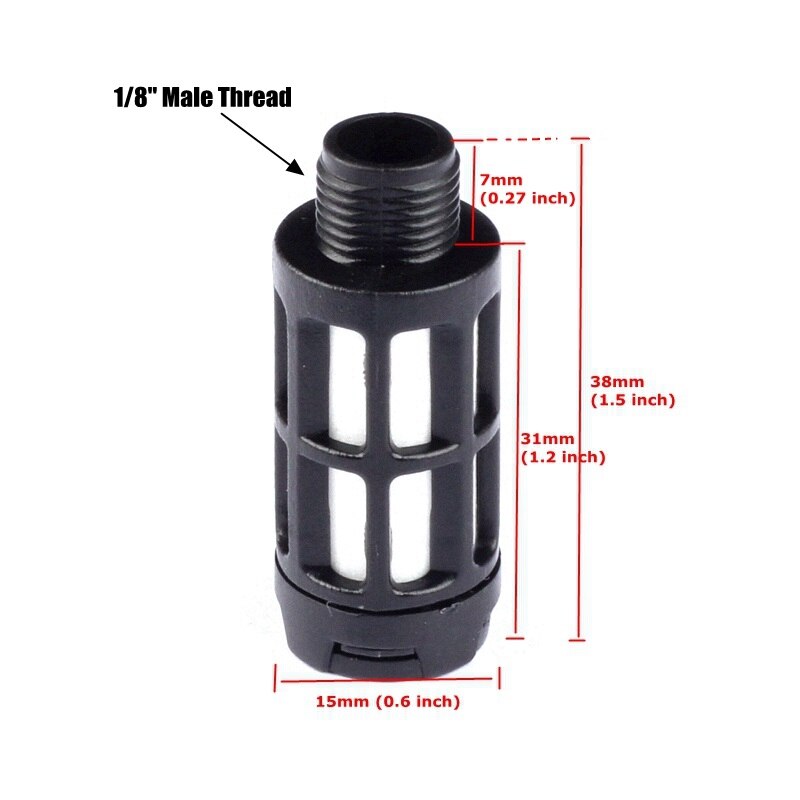 10pcs Plastic Muffler Noise Deadener Air Filter Aq... – Grandado
