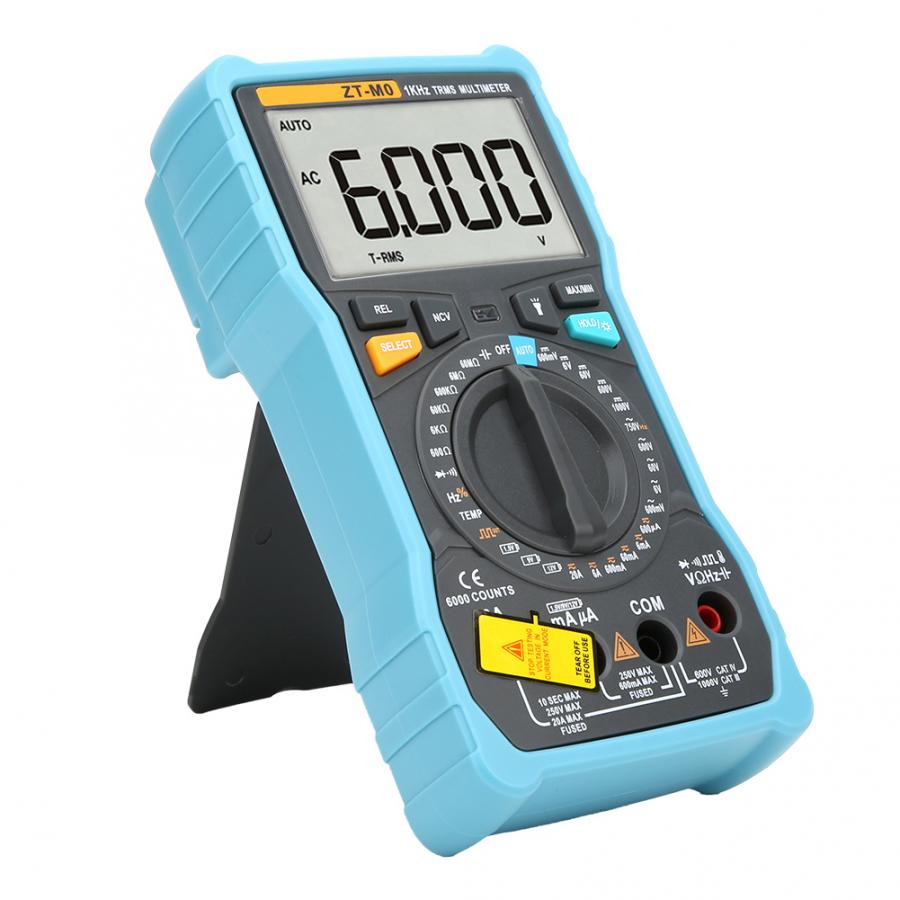 Multimeter zt -m0 hoge lcd digitale 6000 tellingen... – Vicedeal