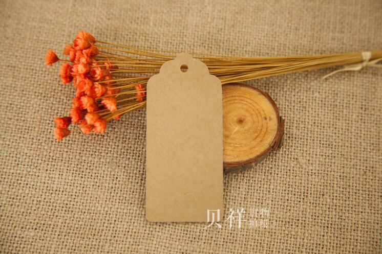 Stock blank kraft tags cardboard pricing tags DIY ... – Vicedeal