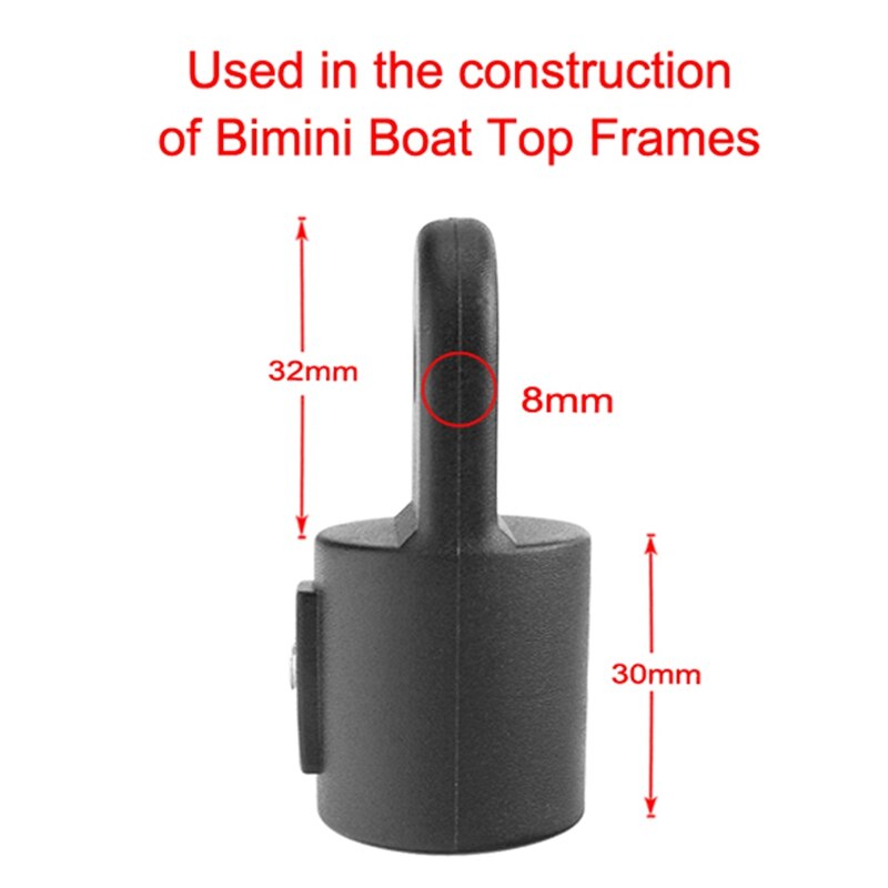 4Pcs Nylon Pipe Eye End Cap 22mm Bimini Top Fittin... – Grandado