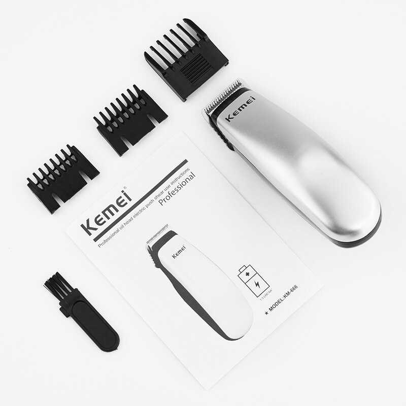 KM-666 Mini Rechargeable Hair Clipper Cordless Bat... – Vicedeal