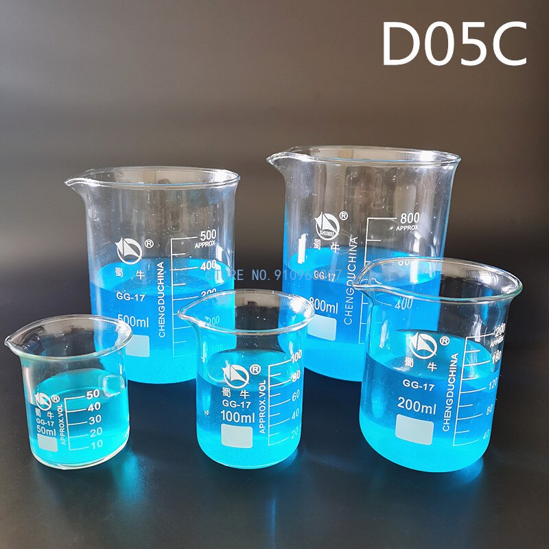 Factory 1Set Lab Borosilicate Glass Beaker heat-re... – Vicedeal