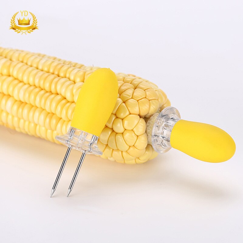 2Pcs/Set BBQ Corn Holders Safe Stainless Steel Cor... – Vicedeal