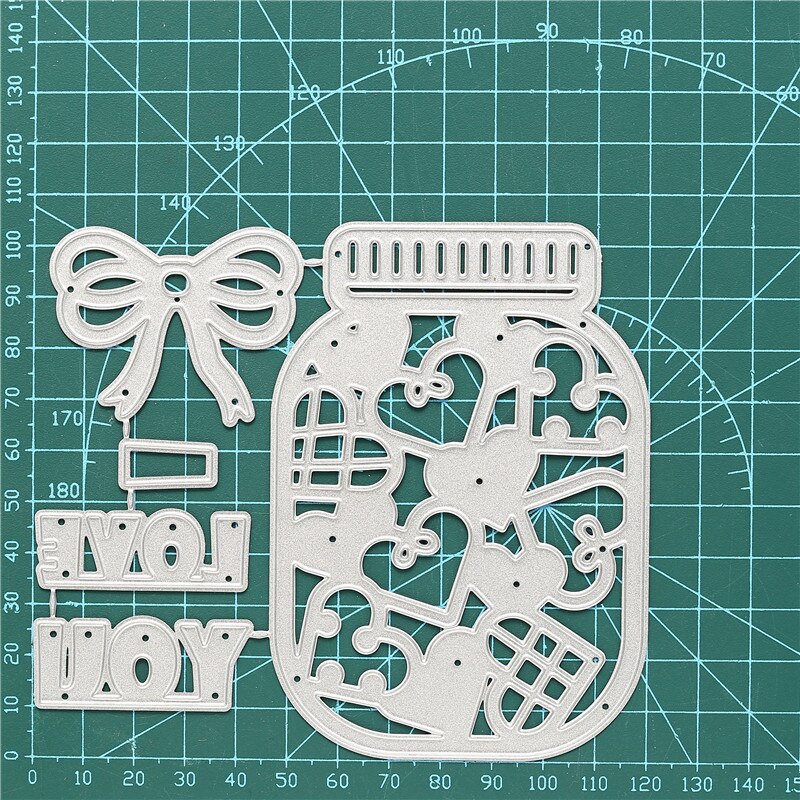 Kokorosa Bottle and Love Letter Metal Cutting Dies... – Grandado