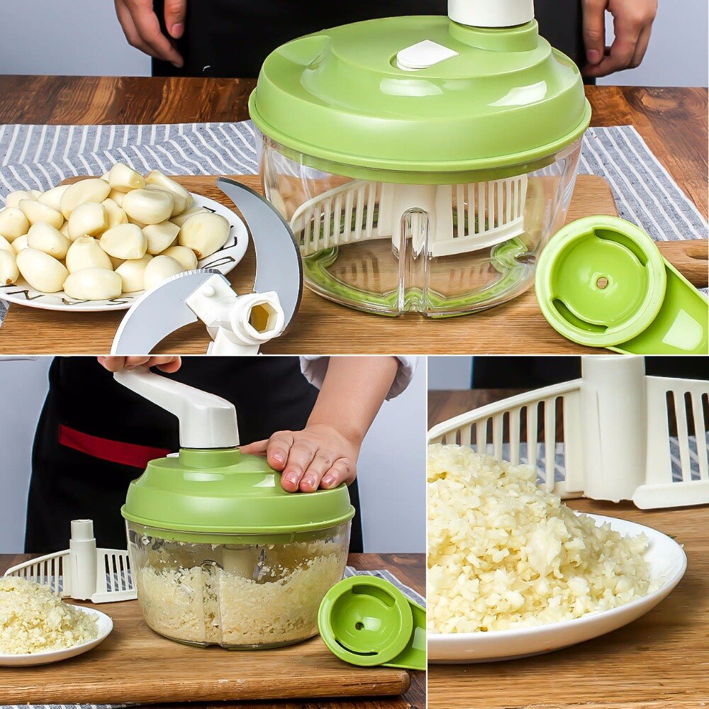 multi-function manual food processor 4 in 1 with g... – Vicedeal