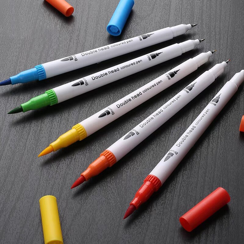 24/48/60/80/100 Colors Dual Head Sketch Markers Br... – Grandado