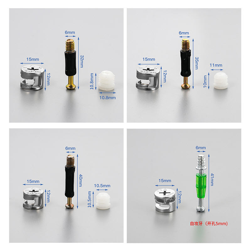 20sets 3 in 1 Screw Furniture Connector Minifix Sc... – Vicedeal