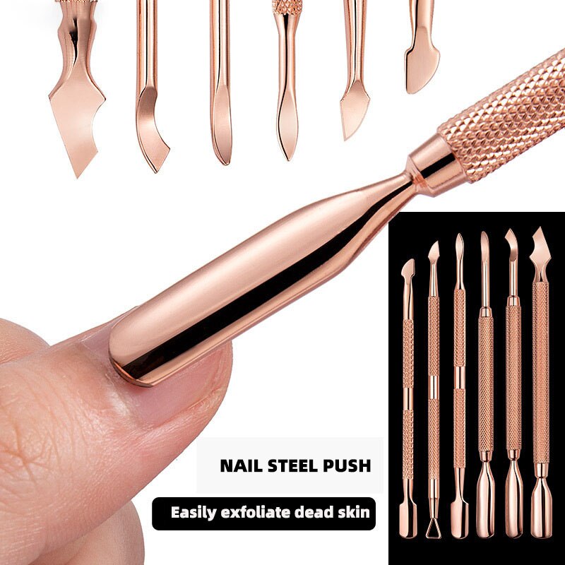 5 Stijl Double Head Rvs Nail Cuticle Pusher Dode H... – Grandado