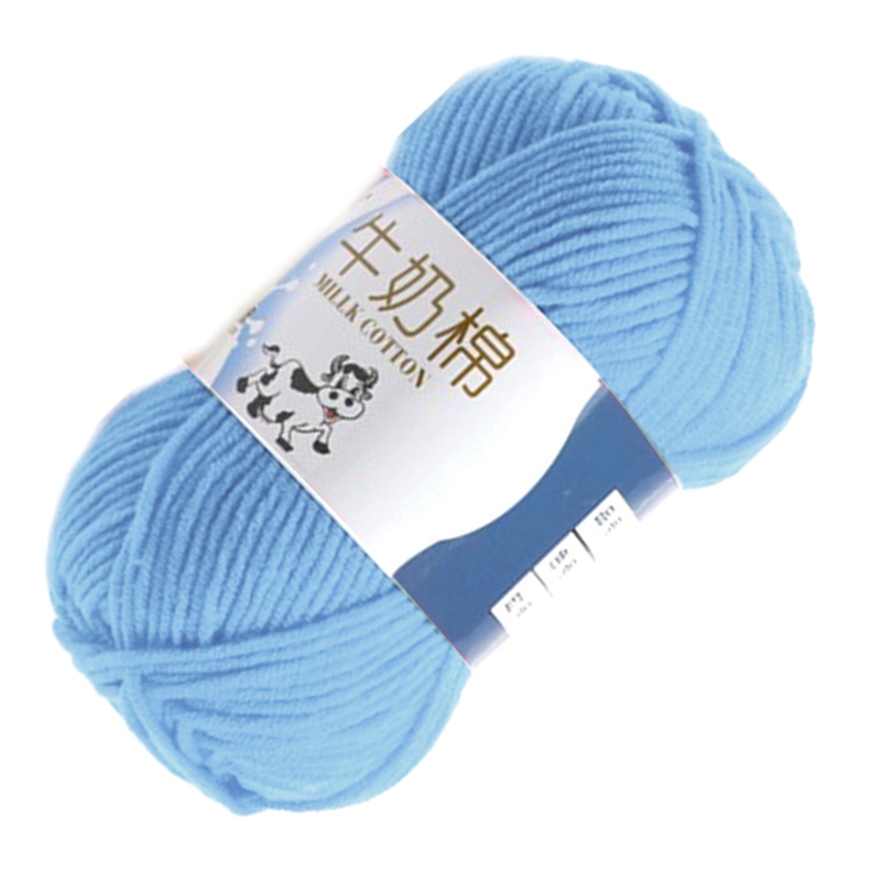 2 Group Milk Cotton Wool Yarn for Hand Knitting So... – Grandado