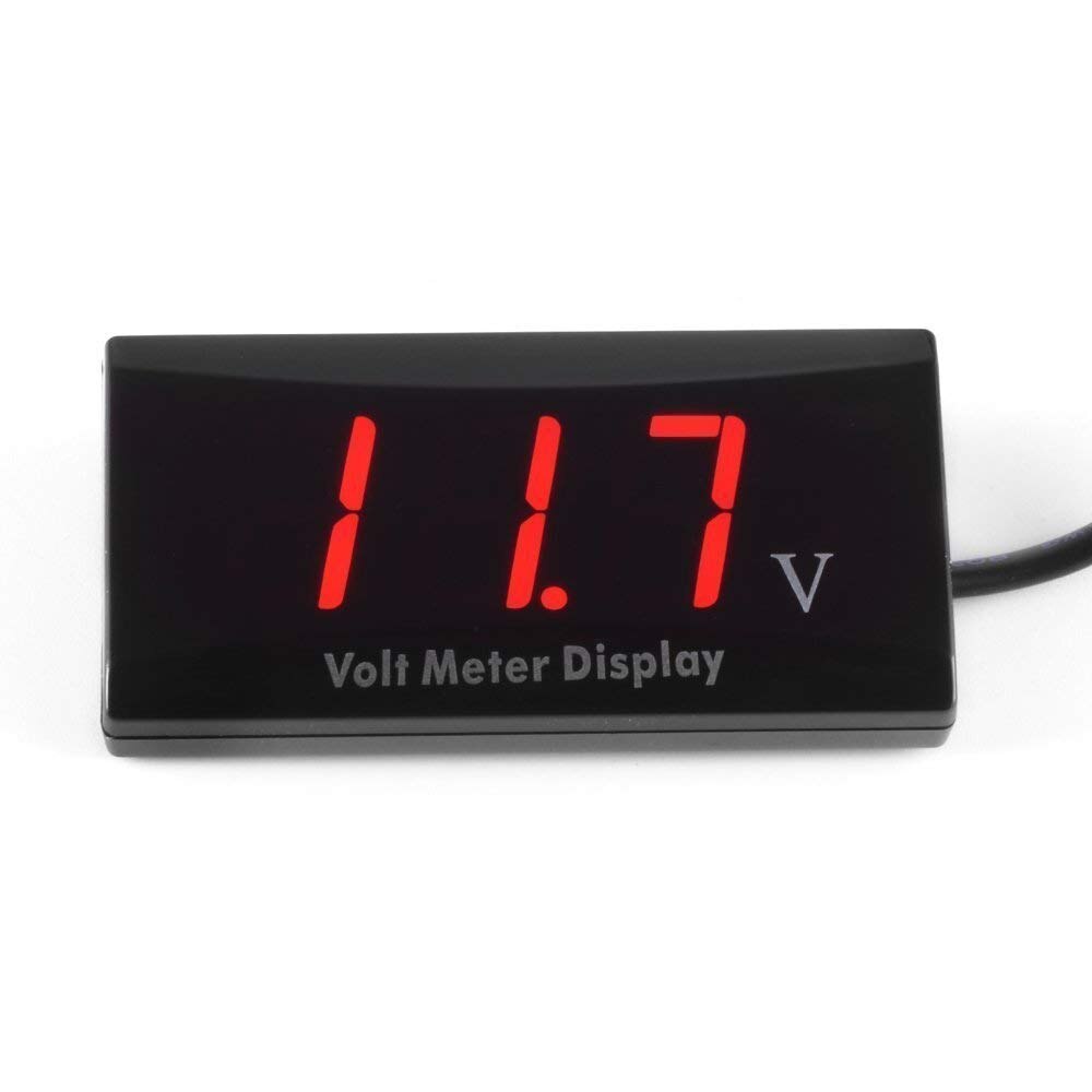 DC 8-16V Red LED Digital Display Voltmeter Mini Vo... – Grandado