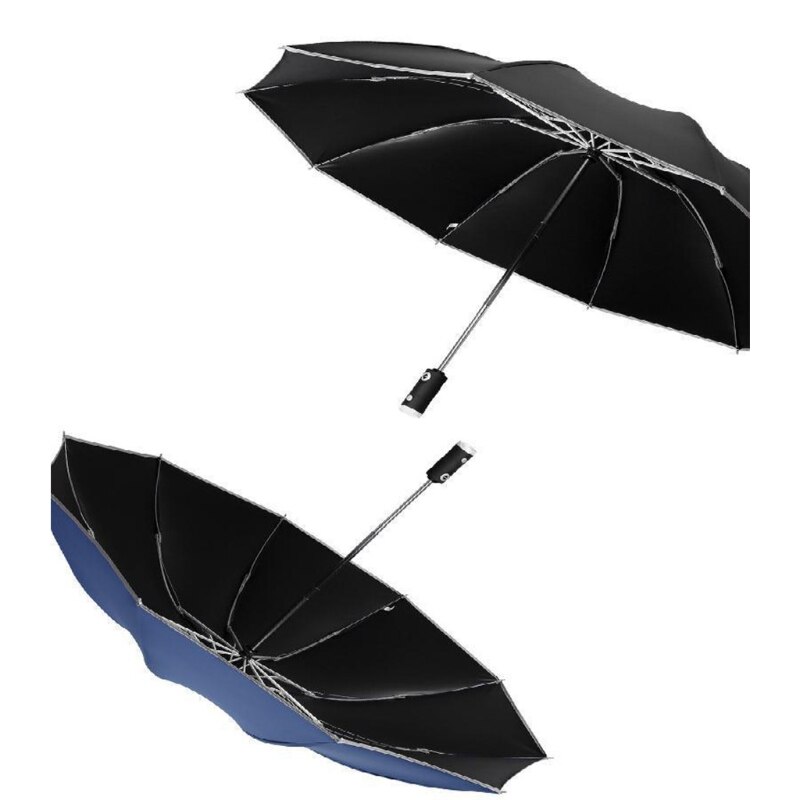 Automatic Inverted Folding Umbrella with Safety Re... – Vicedeal