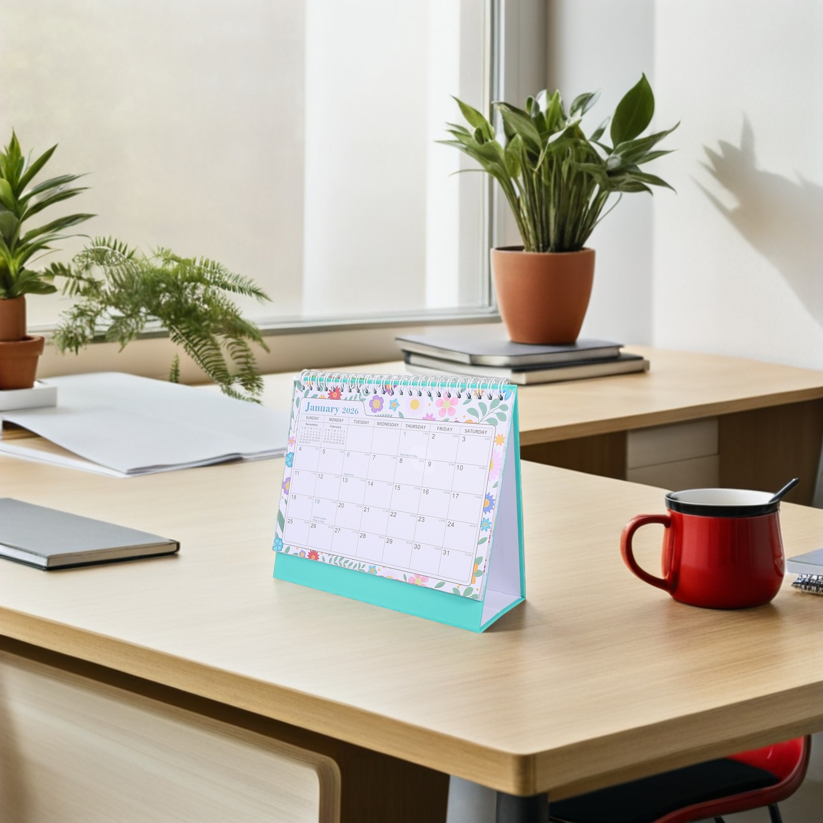 2026-2027 calendário de mesa compacto 2026 pequeno... – Grandado