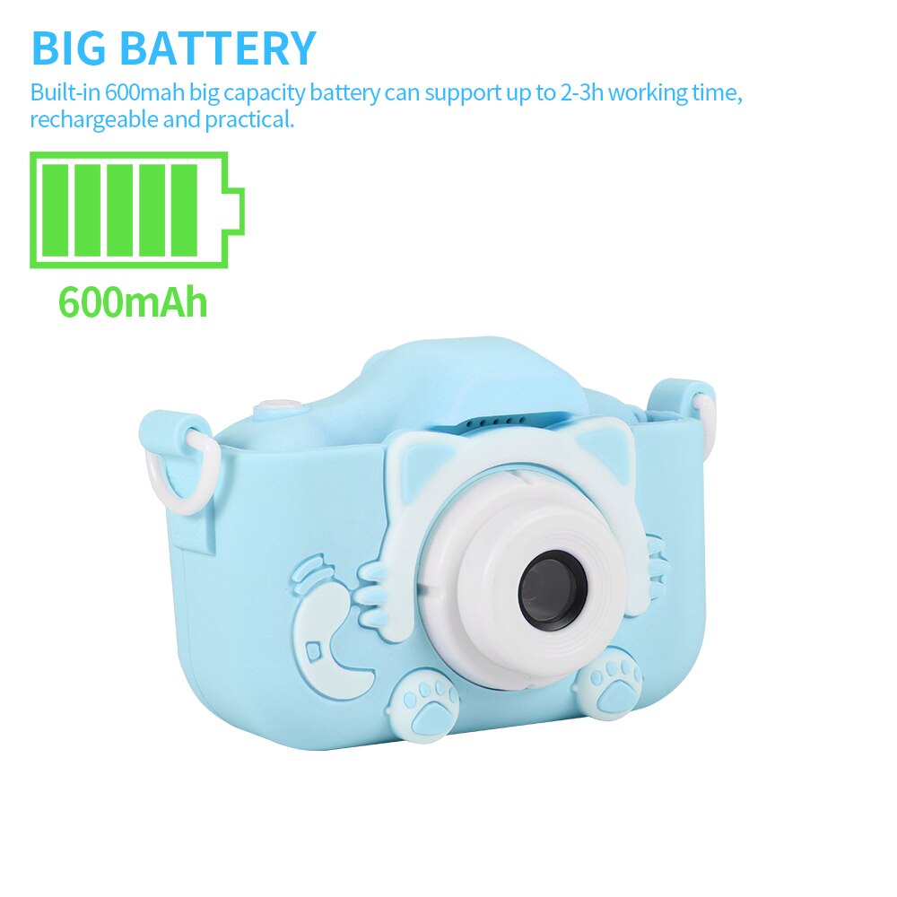 Kids Digital Camera 2 Inch HD Screen Cartoon Camer... – Grandado