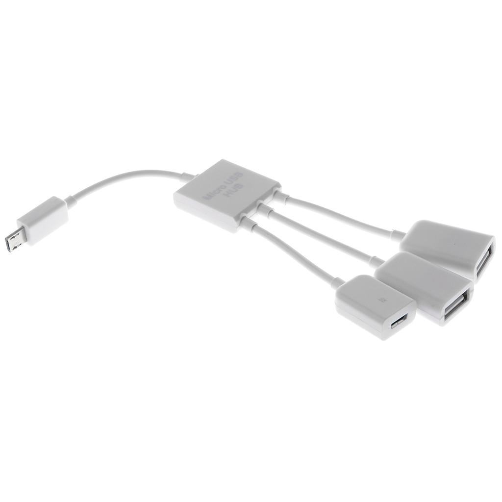 Concentrador Micro USB cable host OTG, 3 en 1 Micr... – Grandado