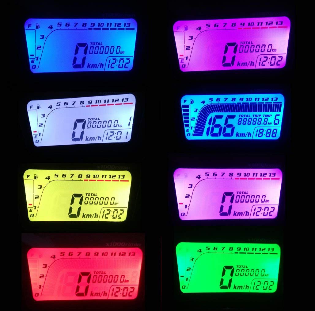 Motorcykel digital kilometertæller speedometer omd... – Grandado