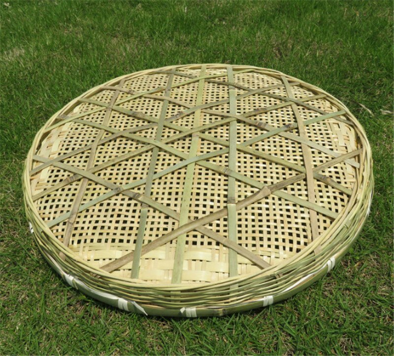 hand made bamboo basket drain weave sieve fruit tr... – Grandado