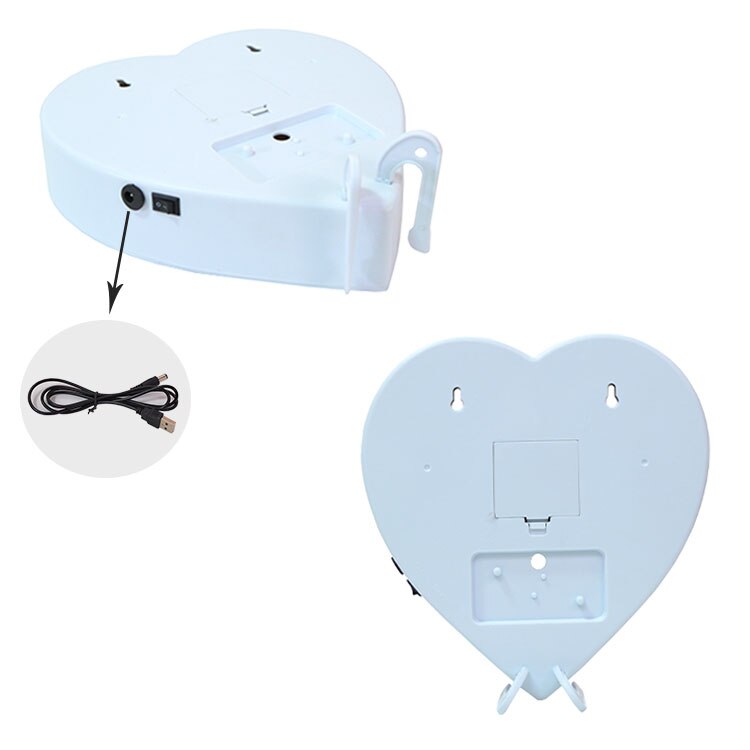 Red Rose Led Light Heart Photo Frame – Grandado