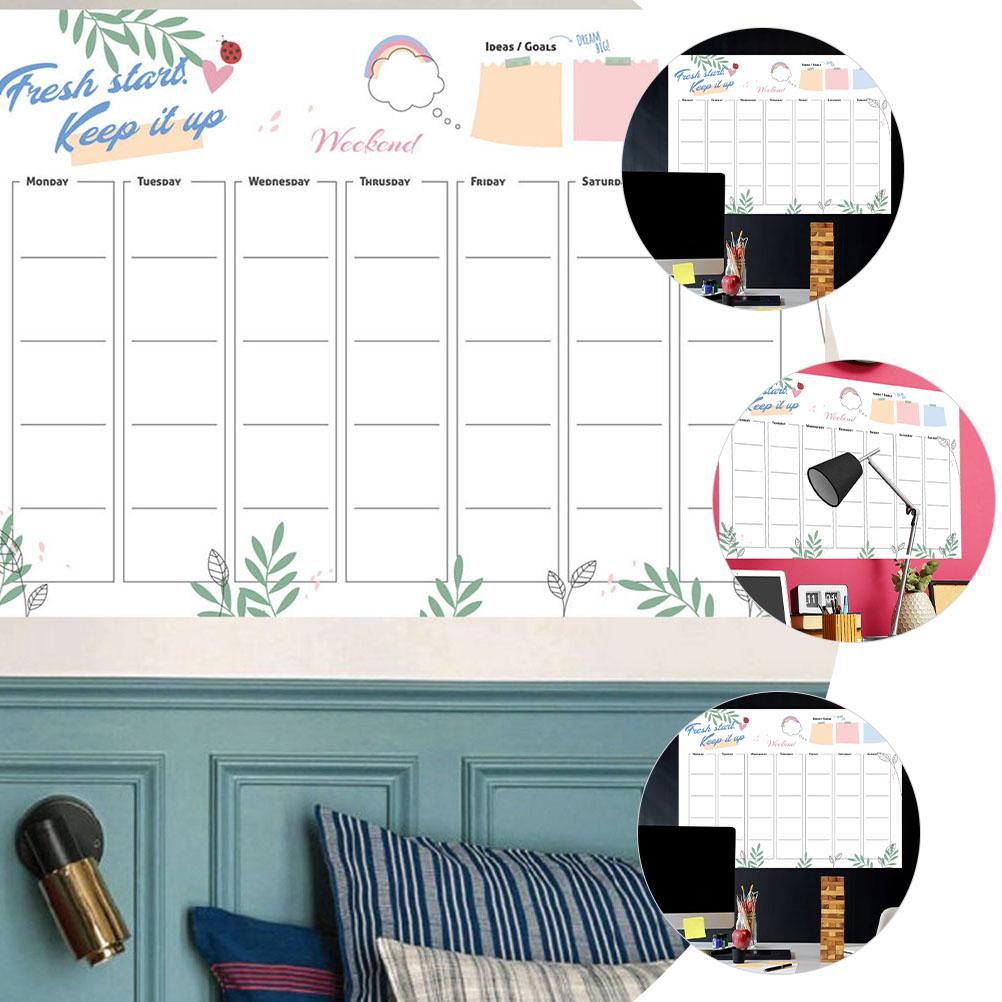Whiteboard Stickers Dry Erase Calendar for Wall PV... – Vicedeal
