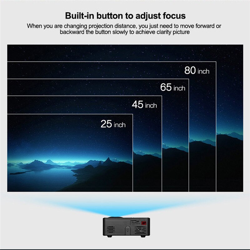 Upgrade Smart Mini Projector Full HD 1080P Ingebou... – Vicedeal