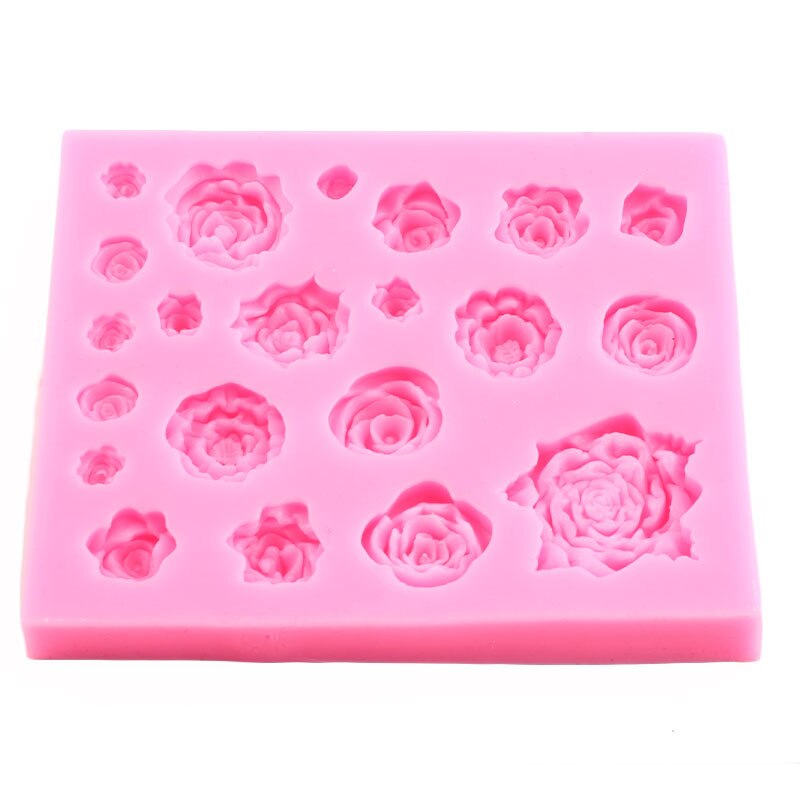 Roses Flower Fondant Candy Silicone Mold Sugarcraf... – Grandado