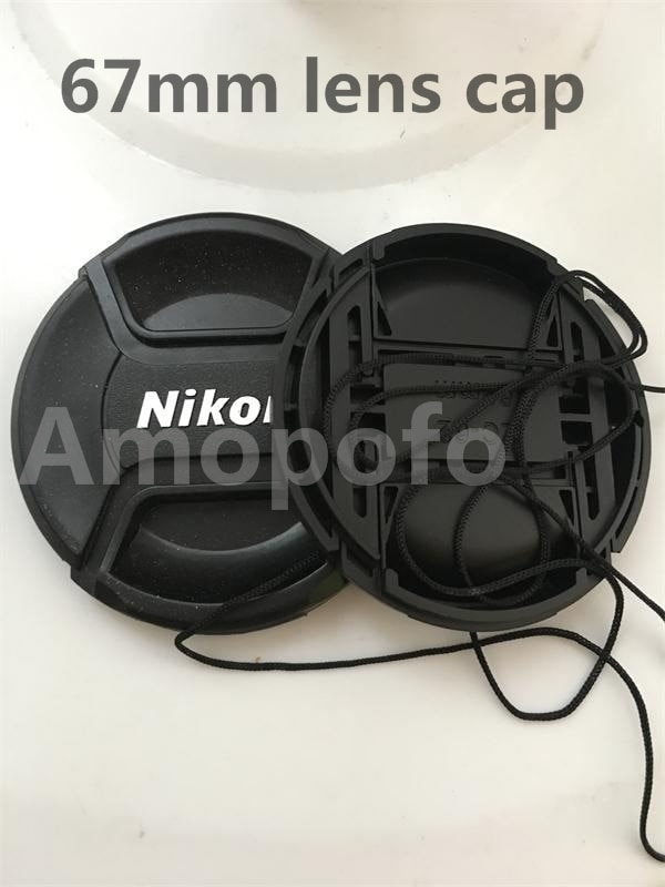 ! Voor Nikon 67mm lens cap, Center Pinch Snap-on V... – Grandado