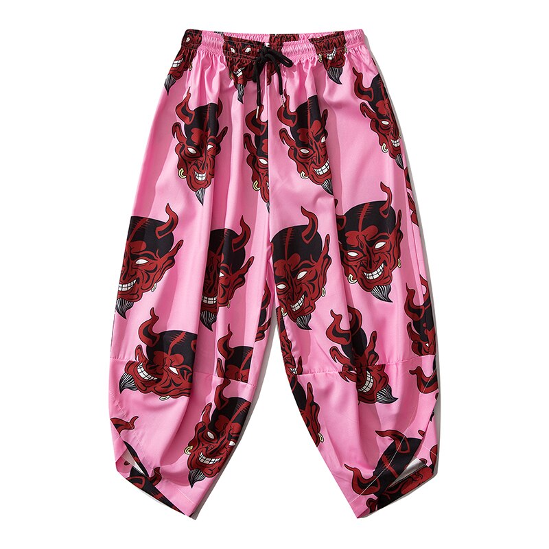 Dark Icon Elastic Waist Crotch Devil Pants 3D Prin... – Vicedeal