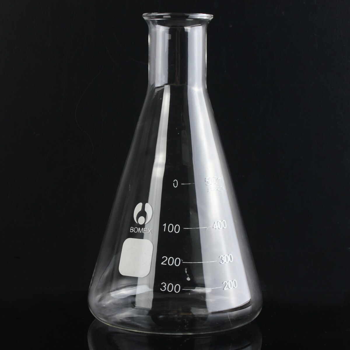 500ml Glass Erlenmeyer Flask Groud Joints 24/29 La... – Grandado