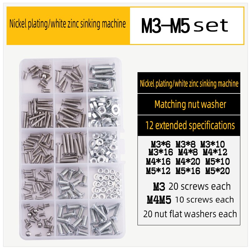 304 Rvs Schroef Moer Set Combinatie Boxed Huishoud... – Grandado