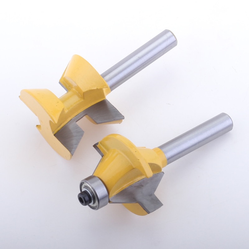 CHWJW 2PC 8mm Shank Tongue and Groove Edge Banding... – Grandado