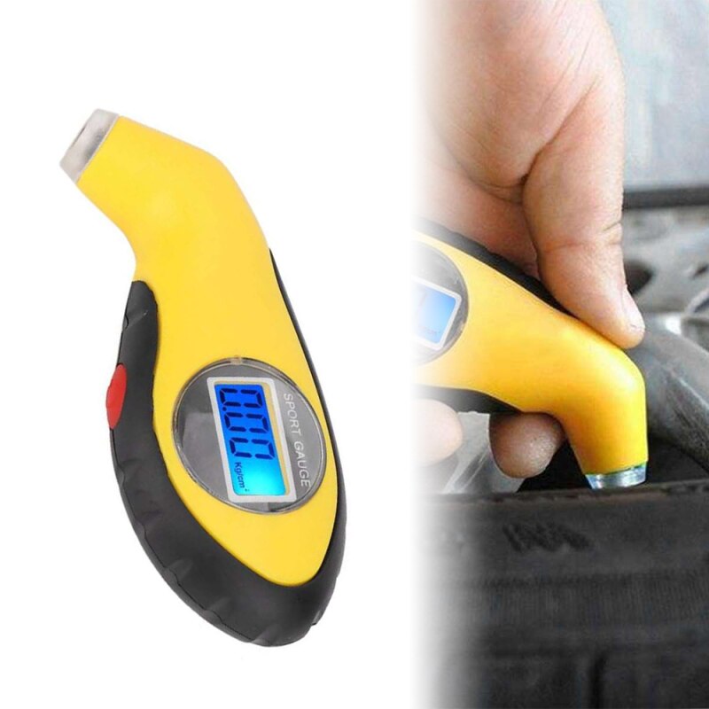 ABS Digital LCD Display Car Tire Pressure Gauge El... – Grandado