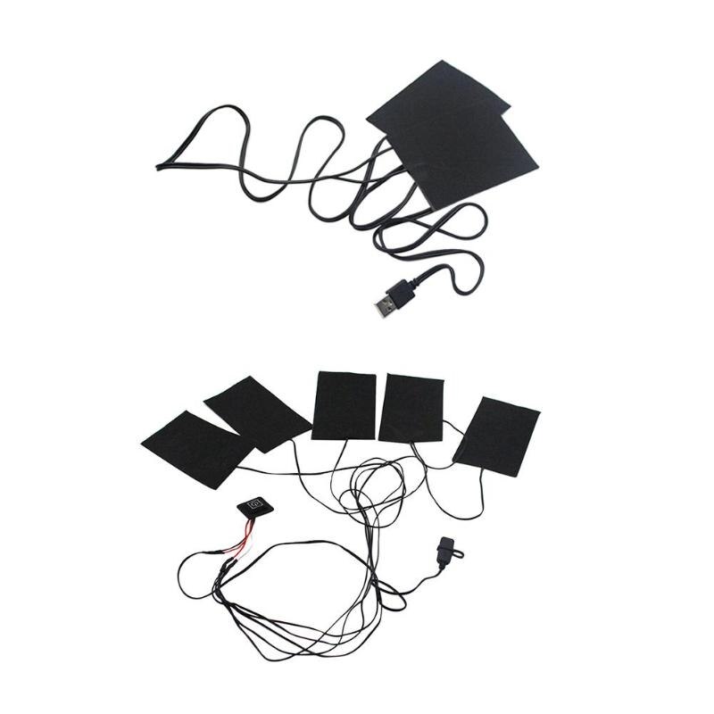 1 Set Electric Heating Pads 8.5W Thermal Clothes W... – Vicedeal