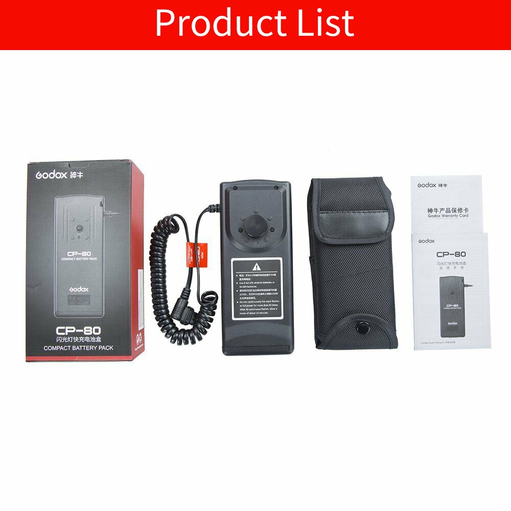 Godox CP-80 External Flash Battery Pack For Nikon ... – Grandado
