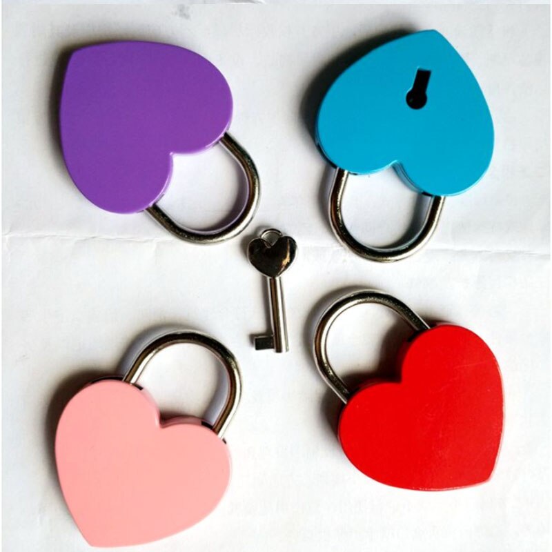 Large Size Heart Locks Padlock with Key Lock for T... – Grandado