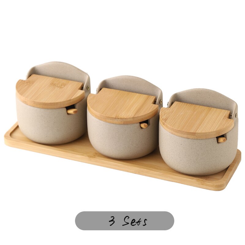 Kitchen Ceramic Jar Porcelain Seasoning Container ... – Grandado