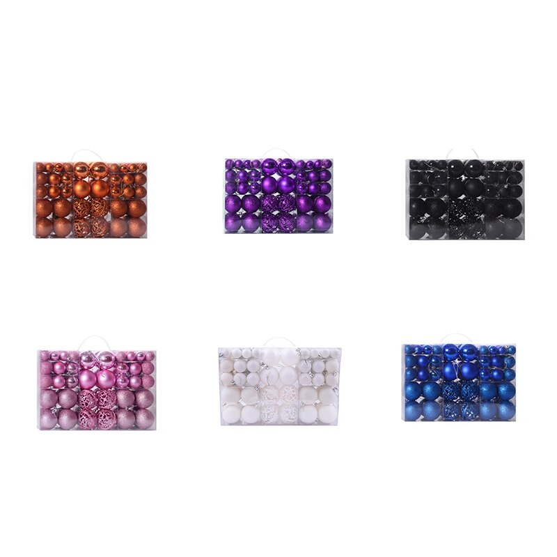 100Pcs/Box Christmas Ball Box Set Available Christ... – Grandado