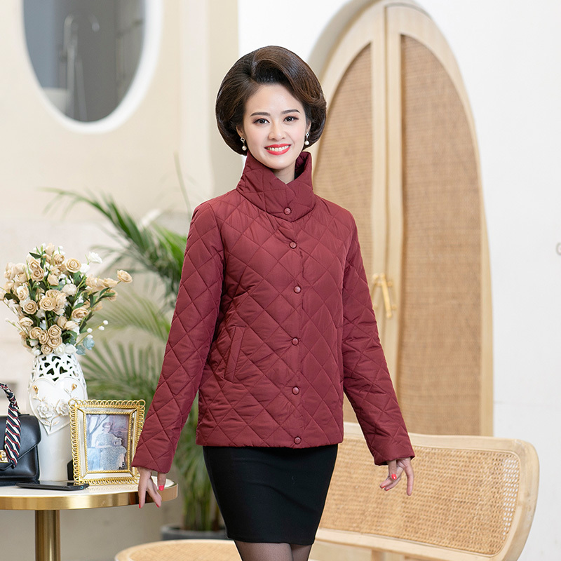 Parkas women thin quilted jacket autumn winter War... – Grandado
