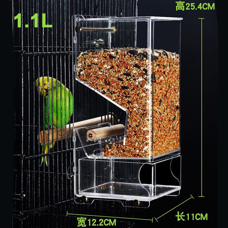 Big Parrot Supplies Bird Feeder Anti Throwing Anti... – Vicedeal