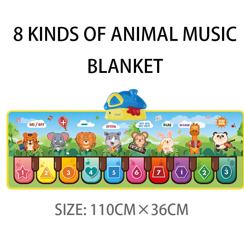 Kinderen Pedaal Piano Muziek Spel Tapijt Kinderen ... – Vicedeal
