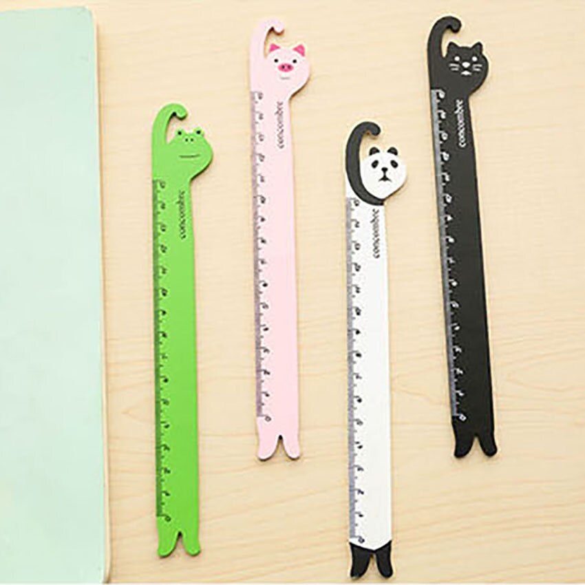 Cute Cartoon Wooden Straight Ruler Students Statio... – Grandado