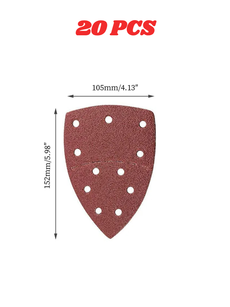10/20/40 PCS 11Holes Mouse 40-2000 Grits Paper Det... – Grandado