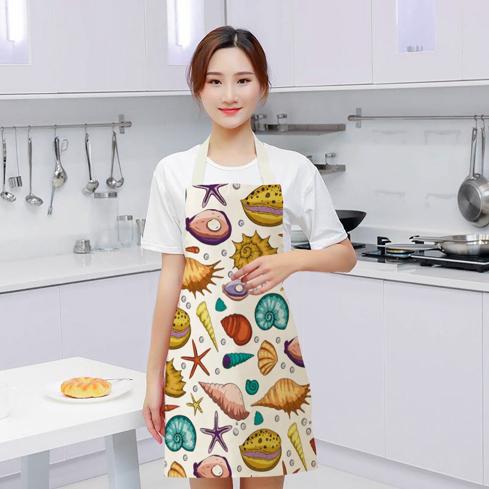 Marine Organism Apron Dolphin Jellyfish Aprons for... – Grandado