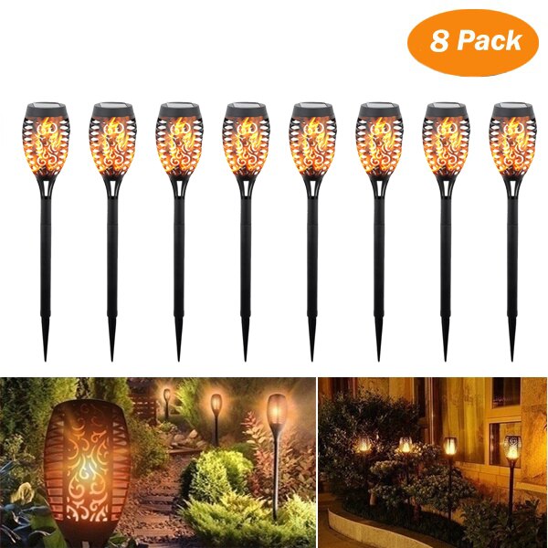 12 led solar hagelys utendørs solar lys vanntett f... – Grandado