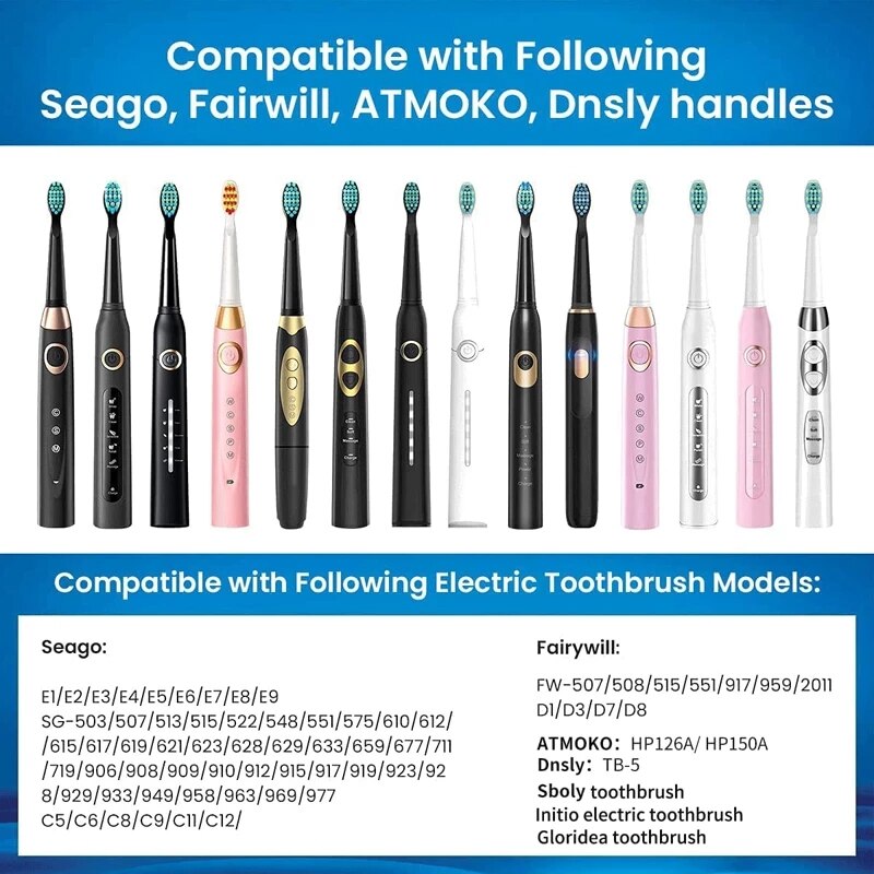 Seago Sonic Electric Toothbrush SG-E7/2303 Adult T... – Grandado