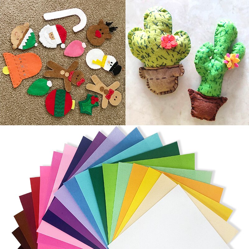10pc/lot Felt Fabric Sheets DIY Craft Felt Non-Wov... – Grandado