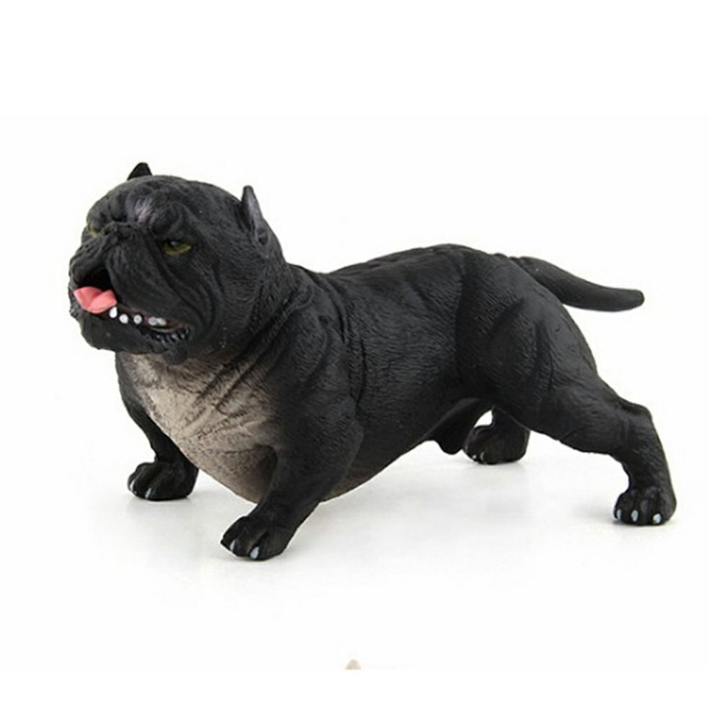 Bulldog Simulated Bulldog Solid Dog Animal Toys Pl... – Vicedeal