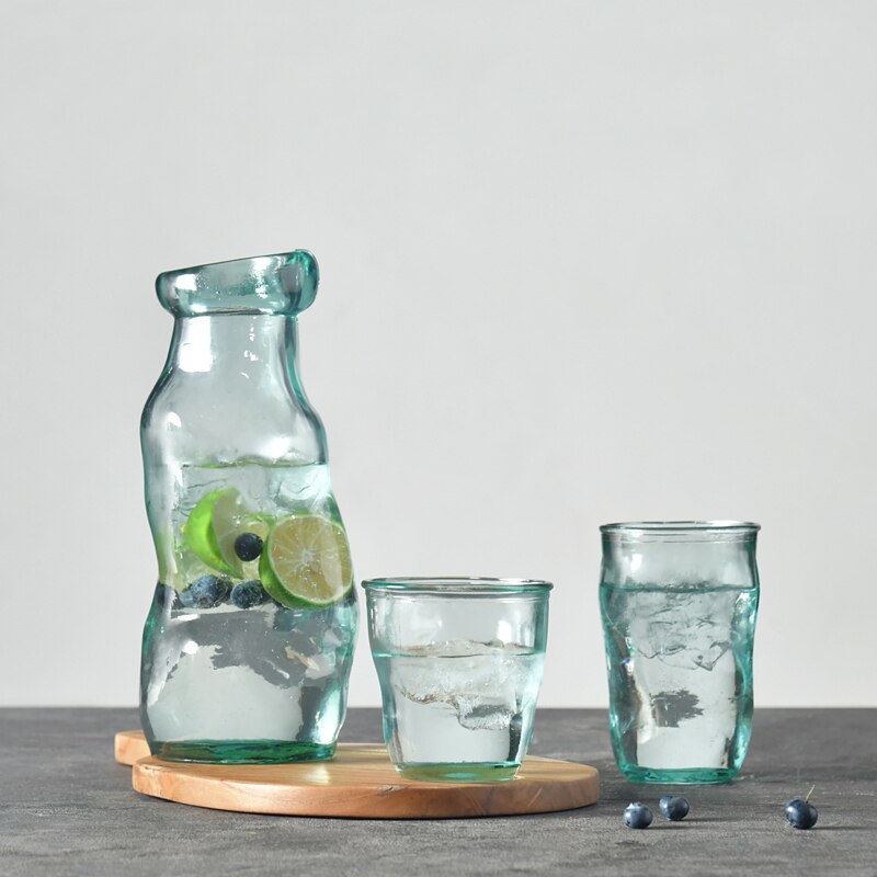 Europese Glas Set Eenvoud Handleiding Reliëf Decor... – Vicedeal