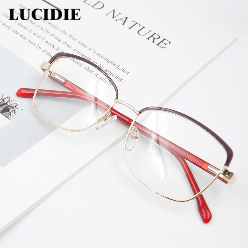 retro in large frame ladies glasses frame black go... – Vicedeal